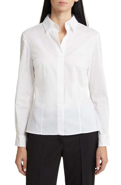 BOSS BOSS Bashinah Cotton-Blend Blouse